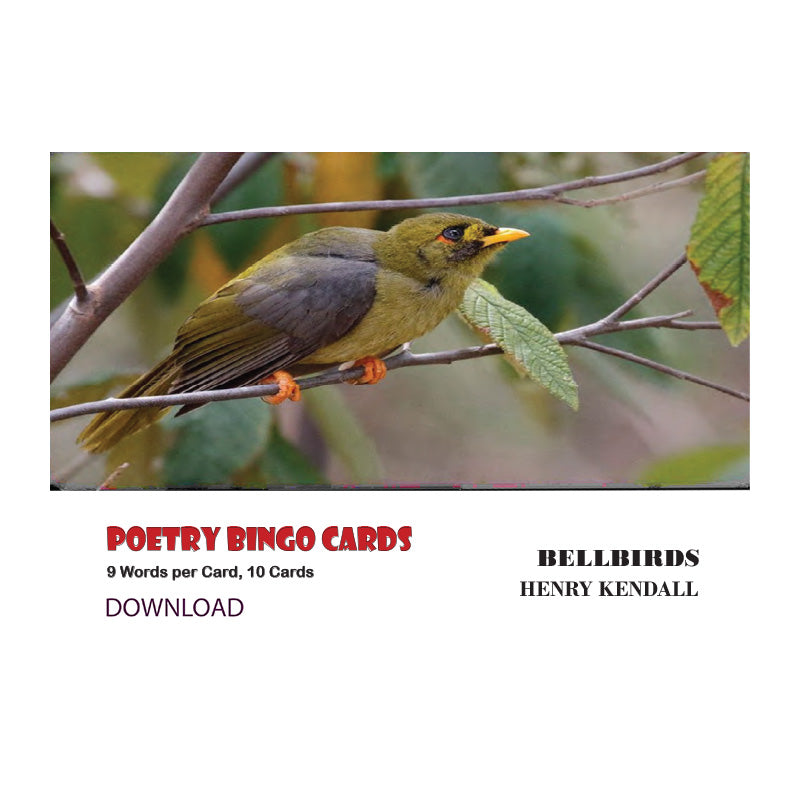 Bellbirds (Digital) by Henry Kendall - 9 Words per Card, 10 Cards – BLU ...